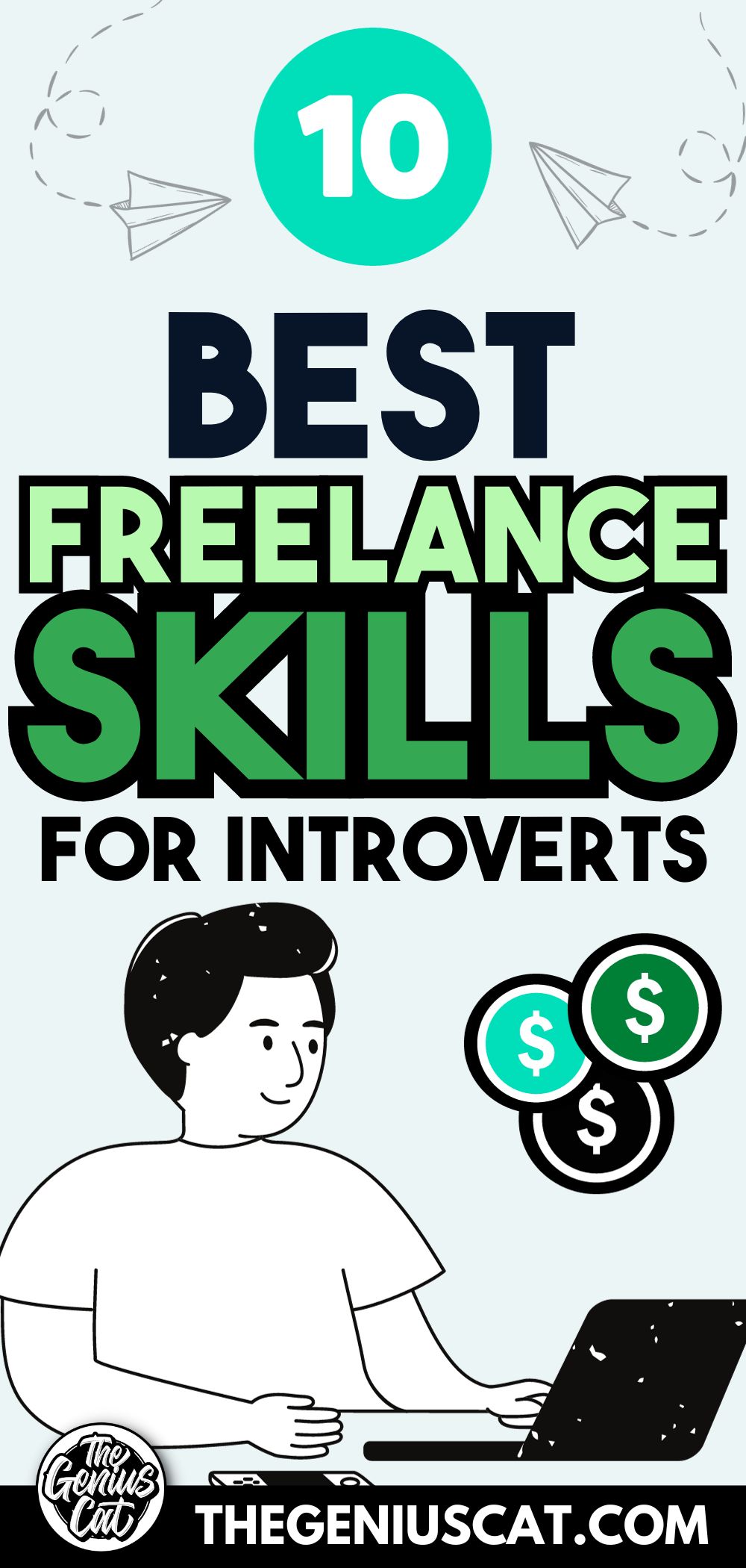 Introvert's Blueprint: 10 Must-Have Freelancing Skills for Success - The Genius Cat